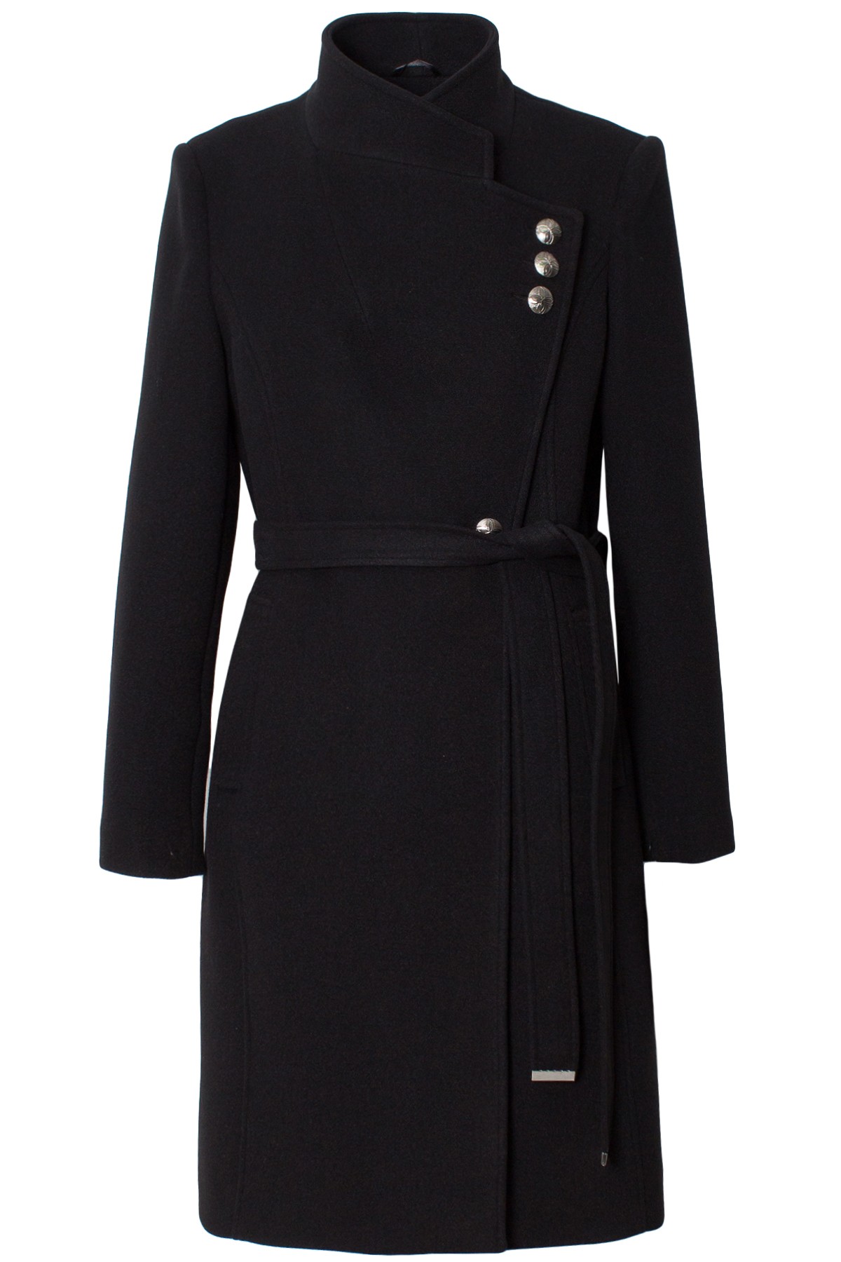 Palton din stofa neagra – mannequine.ro